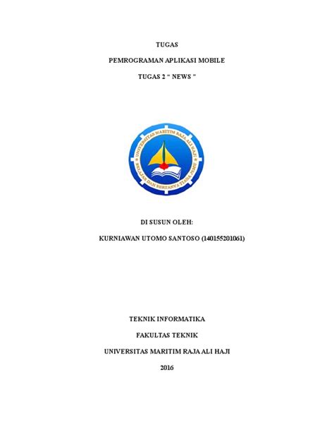 tugas pemrograman aplikasi mobile tugas 2 news pdf