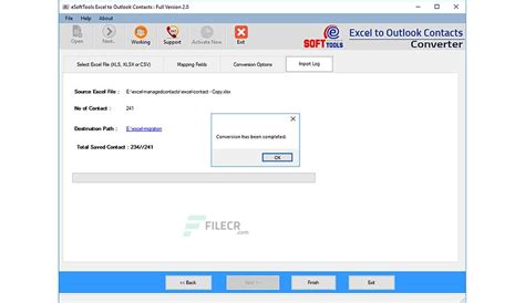 Esofttools Excel To Vcard Converter 30 Download Filecr