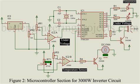 Microcontroller Inverter Circuit Diagram Inverter Micro