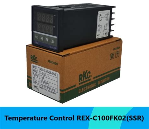Jual Rex C100 Temperature Digital Pid Controller Sensor Suhu Ssr Relay Rex C100 Ssr Kota
