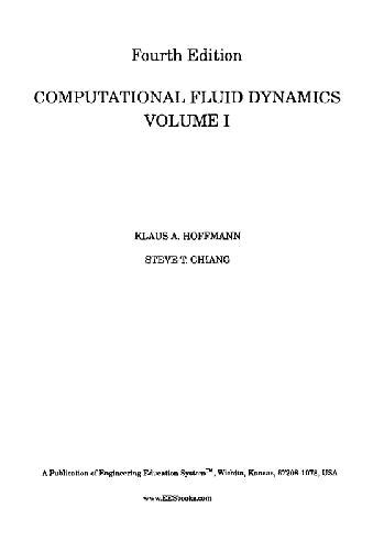 Solutions For Computational Fluid Dynamics 4th By Klaus A Hoffmann