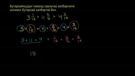 Ижил биш хуваарьтай холимог бутархайнуудыг нэмэх Youtube