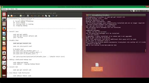 Install Hadoop 26 On Ubuntu 1404 Lts Youtube