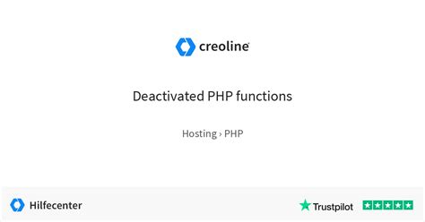 Deactivated Php Functions