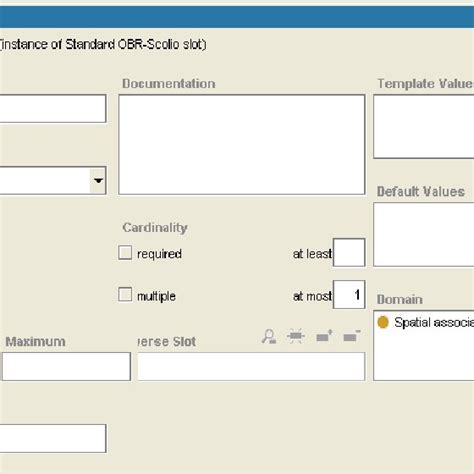 Slot Editor Of The Adjacent Slot With Boolean Value Type In Protégé