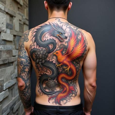 Hình Xăm Tứ Linh Hội Tụ Ý Nghĩa Sâu Sắc And Phong Thủy
