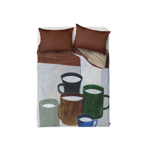 고운 우유와 컵 베딩 세트 위시버킷