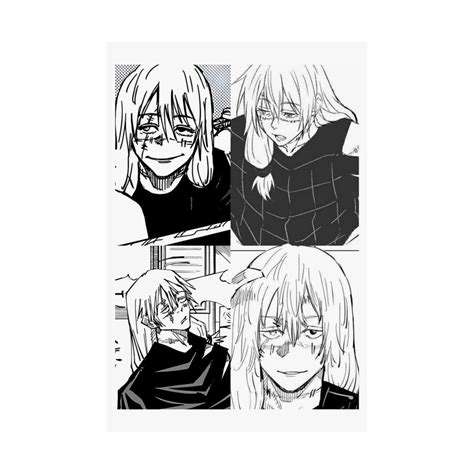 Jujutsu Kaisen Mahito Poster 210gsm Anime Decor Jjk Poster Jjk