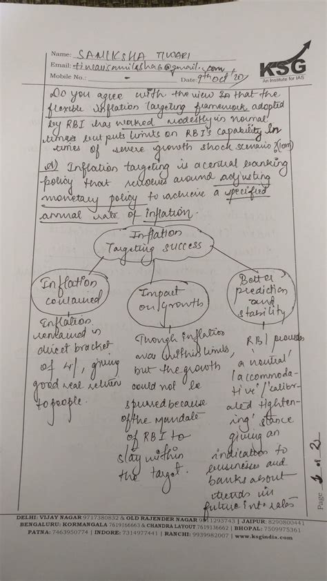 Do You Agree With The View That The Flexible Inflation Targeting Framework Adopted By The