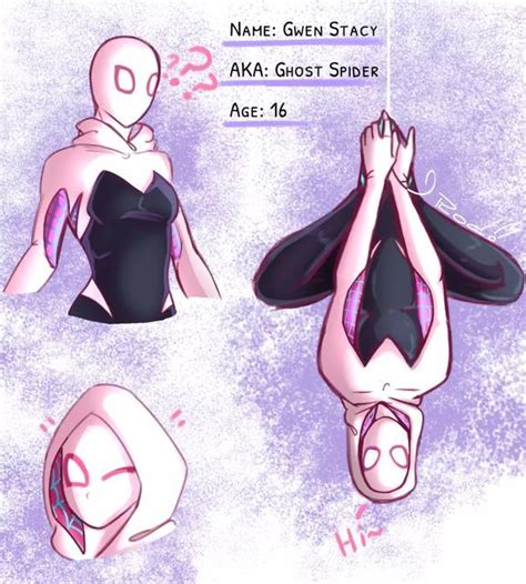 Vibrant Gwen Stacy Fanart Spider Verse Inspiration