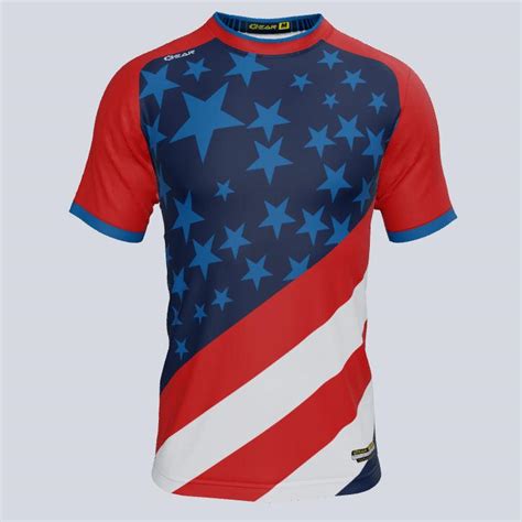 Stars And Stripes Custom Usa Jersey Gear Team Apparel