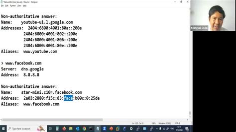Network And Cyber Security Dns Server และ Lab Nslookup โดย Mr Jodoi