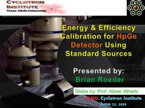 Energy And Efficeincy Calibration For Hpge Detector Using Standard