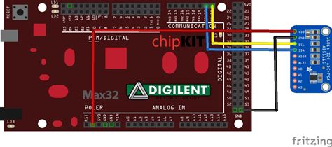 Chipkit Max32 And Ads1115 Example Using The Arduino Ide Pic Learning