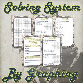 Solving Systems By Graphing Guided Notes And Practice TpT