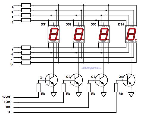 7 segment display basics lednique