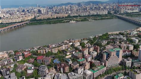 8k 초고화질 슬로우 한남더힐 아파트와 동호대교 주변을 둘러보다 서울 용산구 한남동 드론영상소스 Max 0111 Youtube