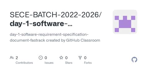 GitHub SECE BATCH Day Software Requirement Specification Document Fastrack Day