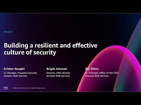 free video building a resilient and effective culture of security from