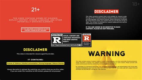 Disclaimer And Warning Elements Elements Ft Disclaimer And Announcement