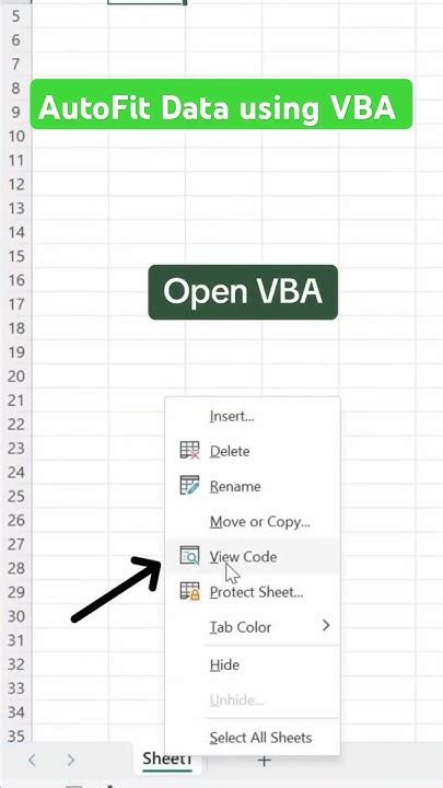Autofit Data Using Vba😎 Shivameduworld Trending Excel Shortsfeed