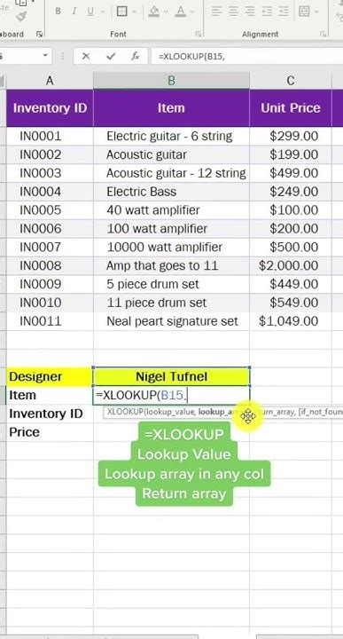 Xlookup Function In Excel Youtube