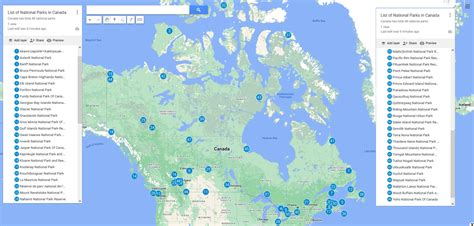 List Of National Parks In Canada And Map