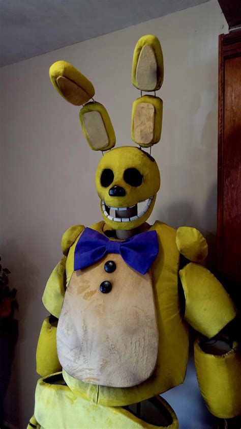 Fnaf Cosplay Spring Bonnie Costume Full Body On Request Etsy