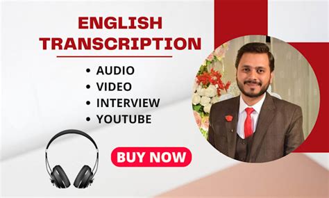 Do Interview Transcription Or English Transcription Of Any Type By Uzairhashmi97 Fiverr