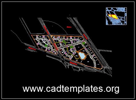 Detailed Land Subdivision Plan Free Autocad Dwg Drawing Cad Templates