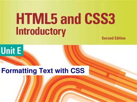 PPT Formatting Text With CSS PowerPoint Presentation Free Download ID 9299089