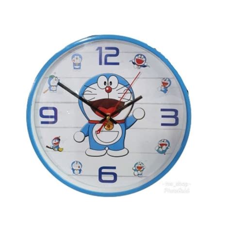 Jual Jam Dinding Karakter Doraemon 901 Original Shopee Indonesia