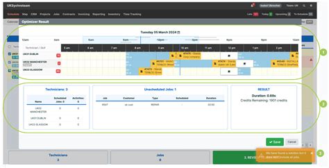 route and travel optimizer synchroteam