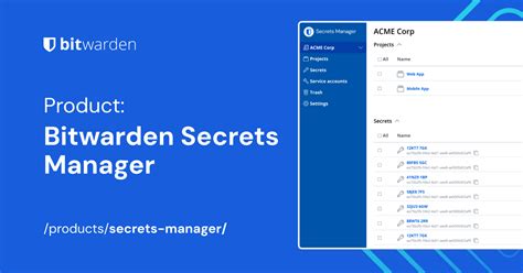 Secrets Manager Store Manage And Deploy Infrastructure Secrets Bitwarden