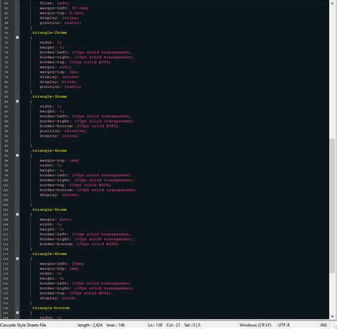 website triangles in a line html css web design super user