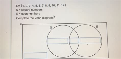 solved s 1 2 3 4 5 6 7 8 9 10 11 12 s square numbers e even numbers