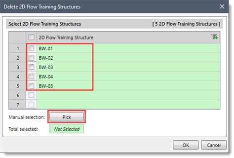 2d Flow Training Structures Command Civilgeo Knowledge Base