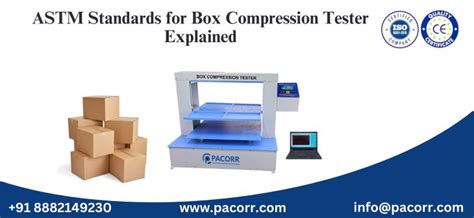 Astm Standards For Box Compression Tester Explained