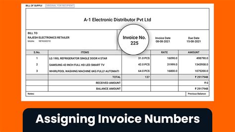 how to assign invoice numbers how to generate invoice numbers