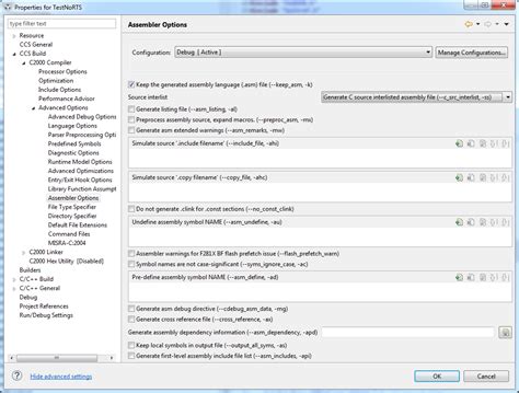 build tms320c5416 project on ccs5 5 how to disassemble the c5416 test
