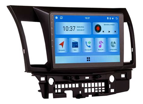 Central Multimidia Mitsubishi Lancer Android 11 Gps Bt Esplh Autoaba