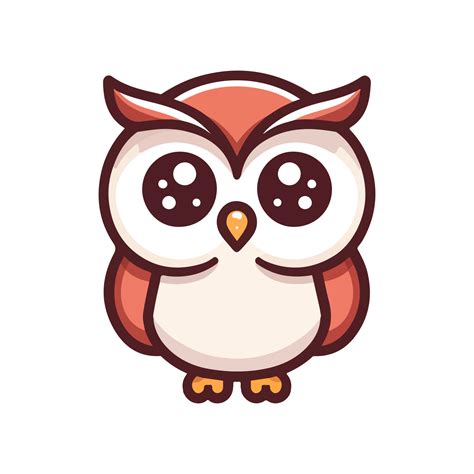 Cute Owl Icon Character 45739853 Png