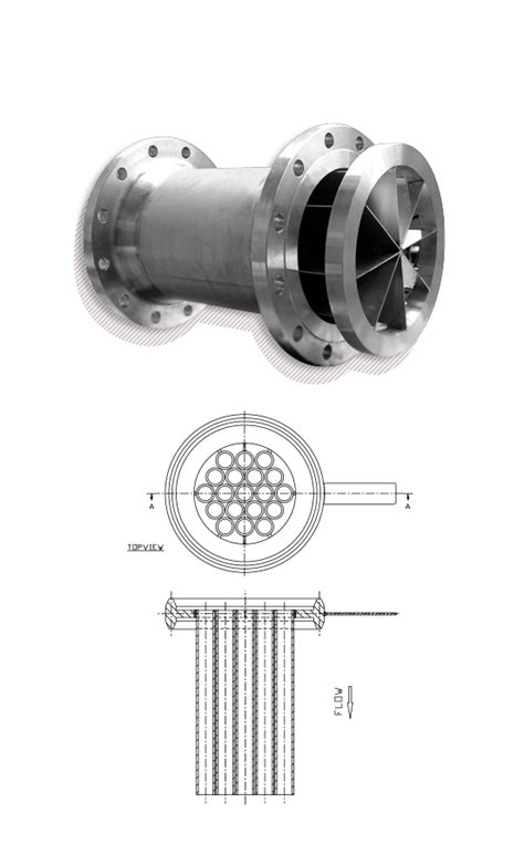 Flow Straightners Den Holder Engineering Products