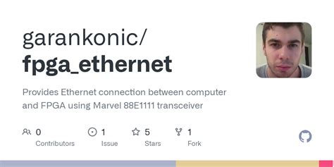 Github Garankonicfpgaethernet Provides Ethernet Connection Between