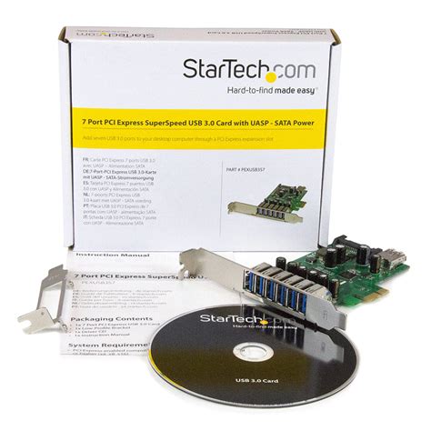 Buy StarTech PEXUSB3S7 7 Port PCI Express US Comms Express