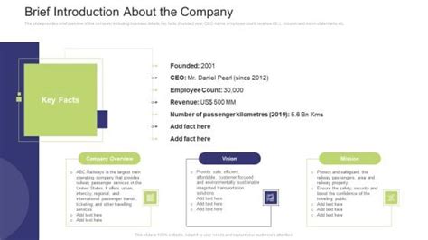 company brief introduction powerpoint templates slides and graphics