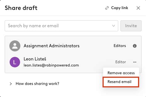 Sharing View Only Scenario Desk Planning Drafts Robin Help Center