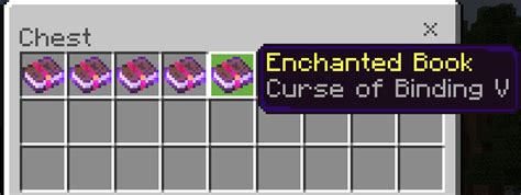 Bedrock Edition High Level Curse Of Binding Minecraft Discontinued Features Wiki