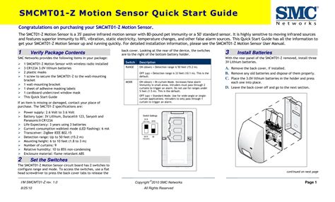 SMC Networks SMCZB01 Zigbee RF Module User Manual 1