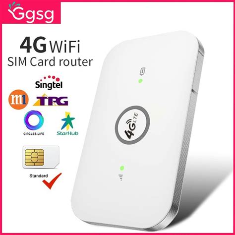 SG4G Portable WiFi Sim Card Portable Router Play Plug MIFI 4G 3G LTE Mobile WIFI Wireless